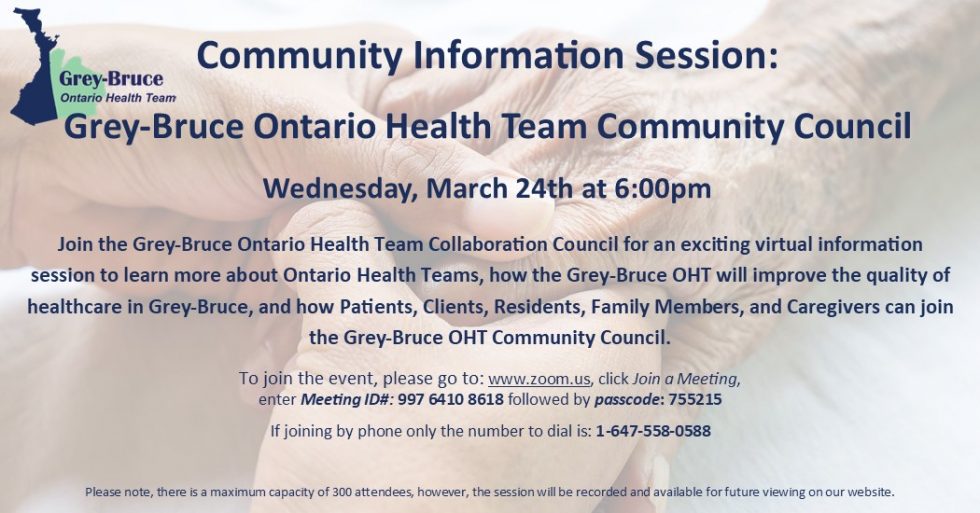 Join Us - Community Information Session - Home & Community Support ...
